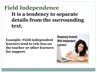 learning styles by alvin bugaoisan BMLS | PPT