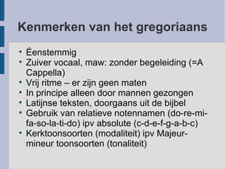 Gregoriaans | PPT