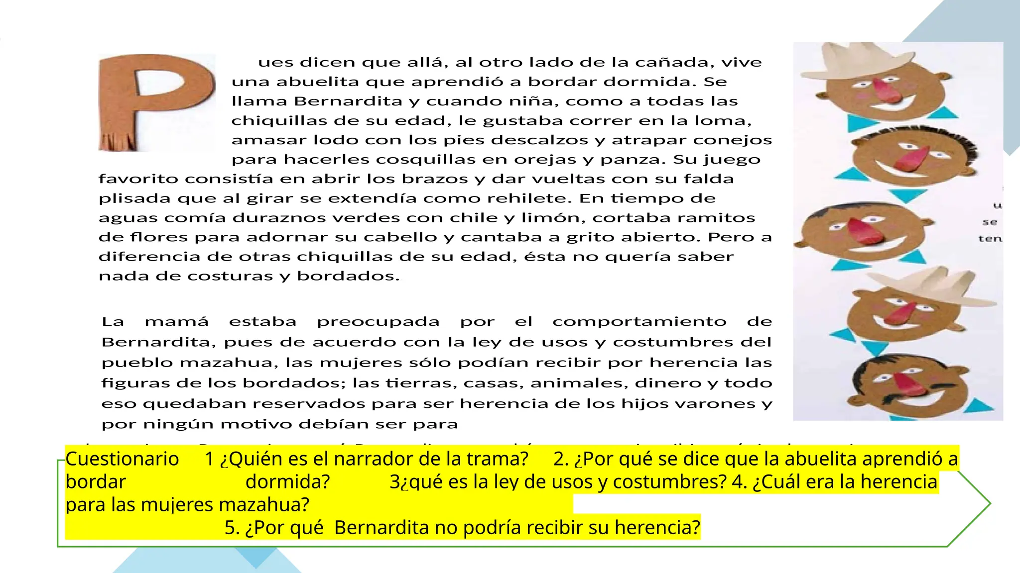 Analisis y ejercicios de Gregoria la grande | PPTX