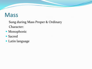 Gregorian chant 2a | PPTX | Religious (Music and Audio) | Music