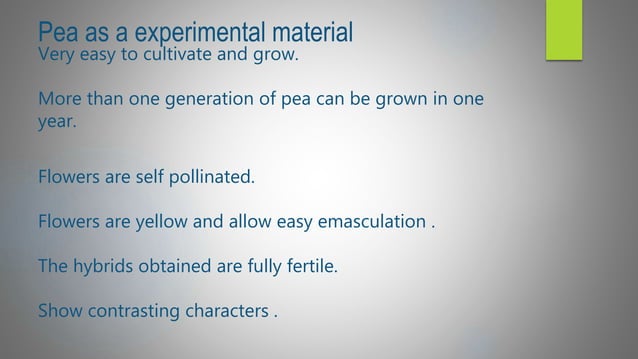 Gregor john mendel (1822 1884) | PPT