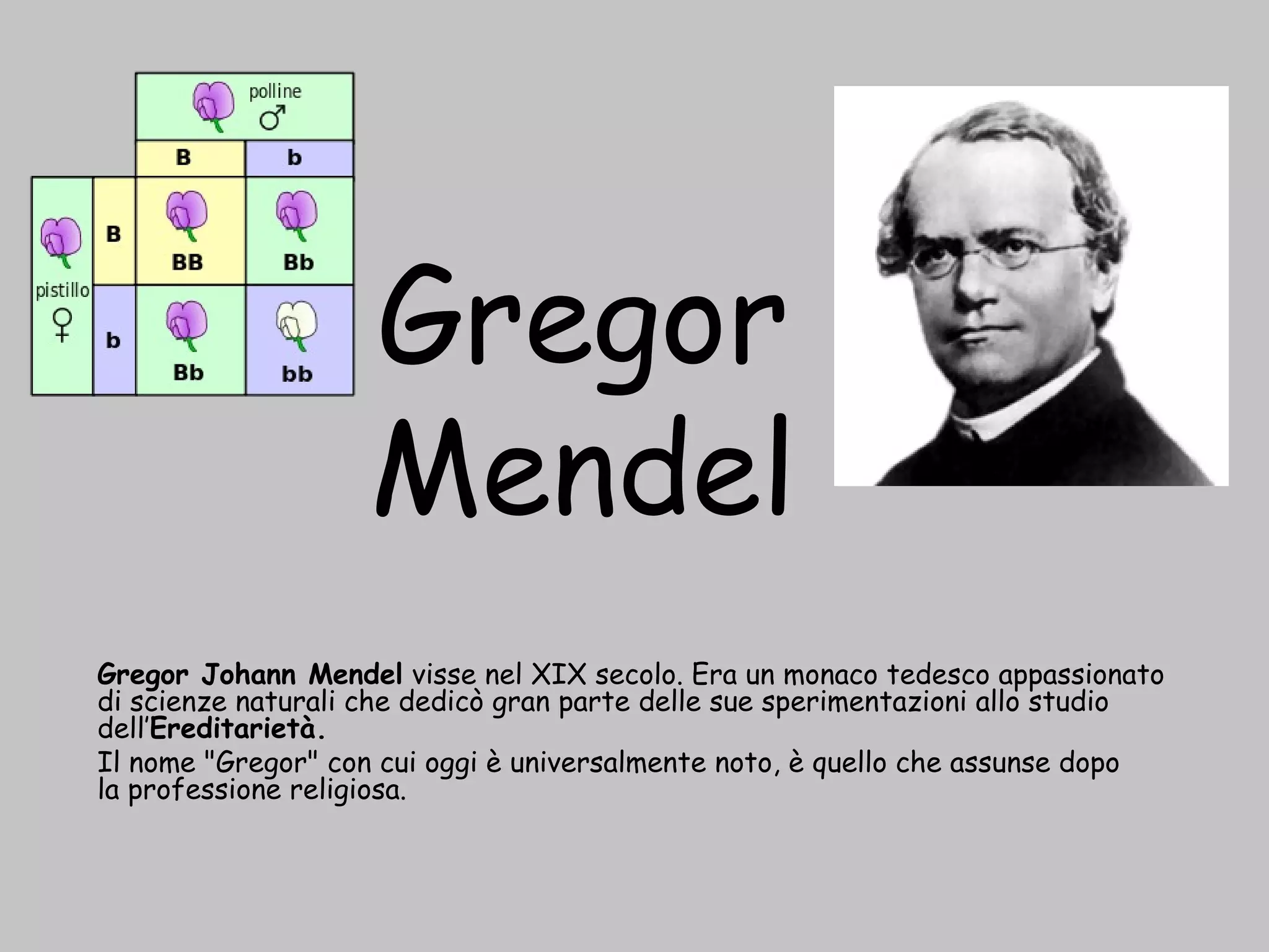 Gregor mendel_elisa | PPT