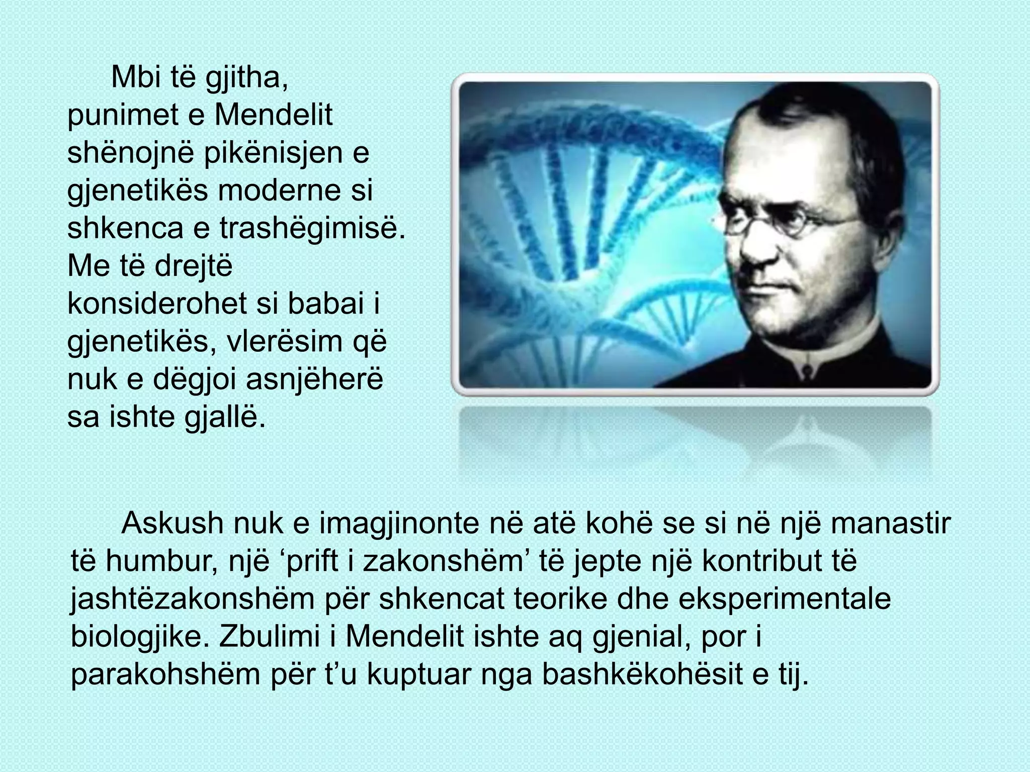 Gregor Mendeli-Andi Metaliaj | PPSX