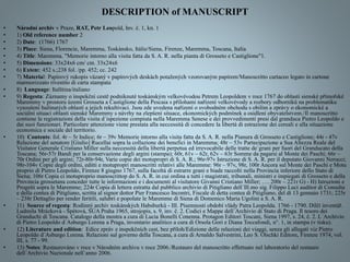 Digitalization of the documents and manuscripts of the Tuscan Habsburg ...