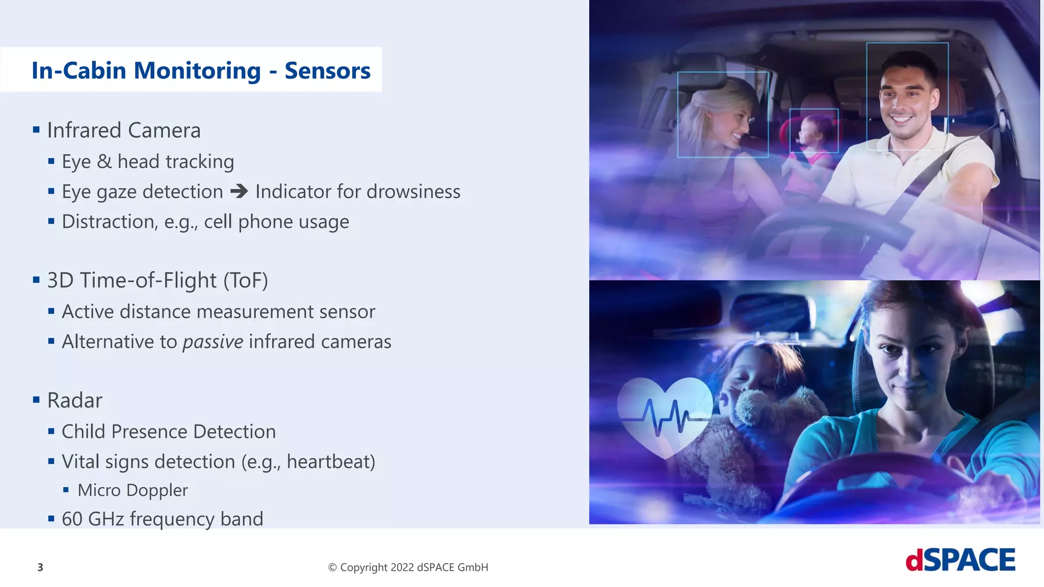 TESTING, DATA LOGGING, AND PROTOTYPING FOR IN-CABIN MONITORING SYSTEMS ...