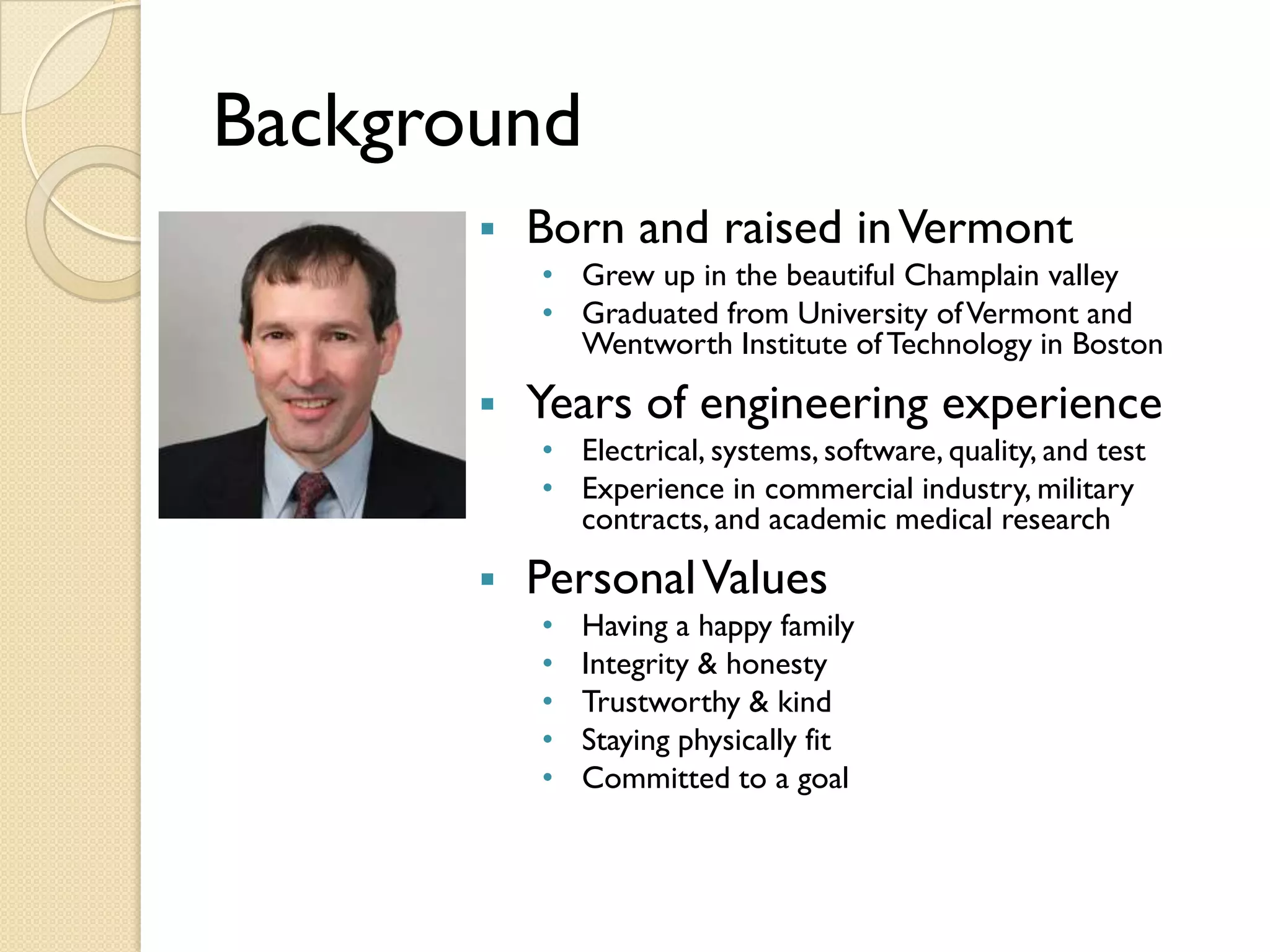 Gregory d sleeper profile | PPTX | Civil Engineering Industry | Industries