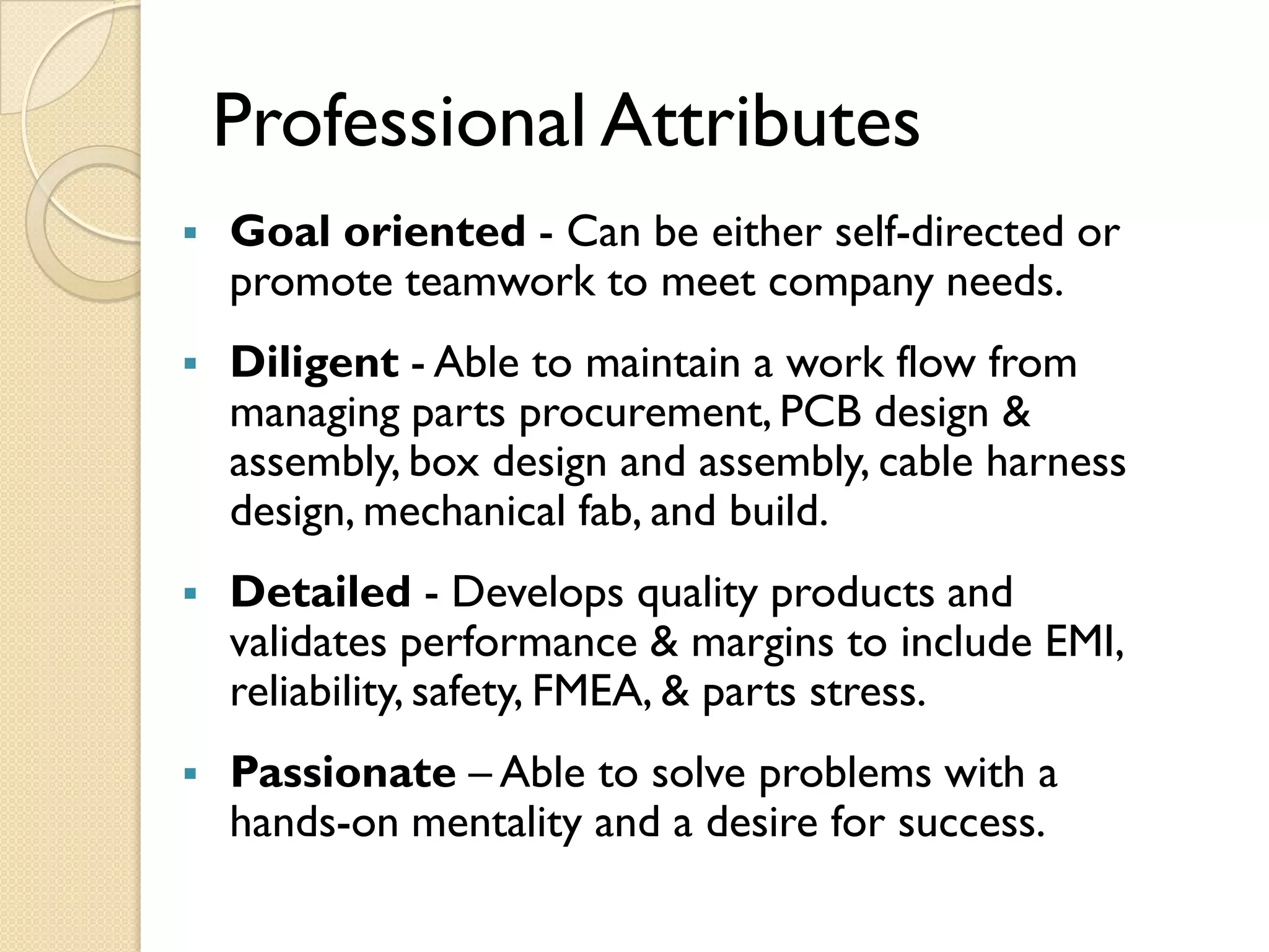 Gregory d sleeper profile | PPTX | Civil Engineering Industry | Industries