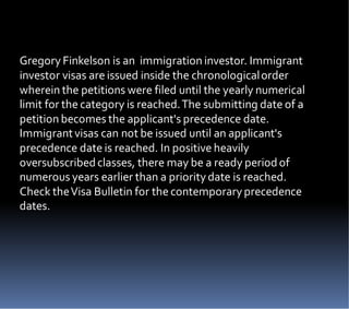 Gregory flinkson legal visa expert | PPT