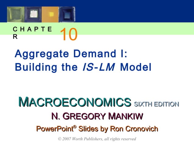 Gregory mankiw macroeconomic 7th edition chapter (10) | PPT