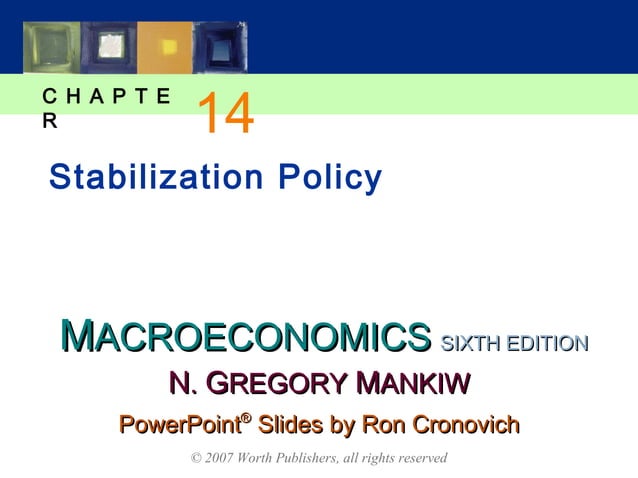 Gregory mankiw macroeconomic 7th edition chapter (14) | PPT | Political ...