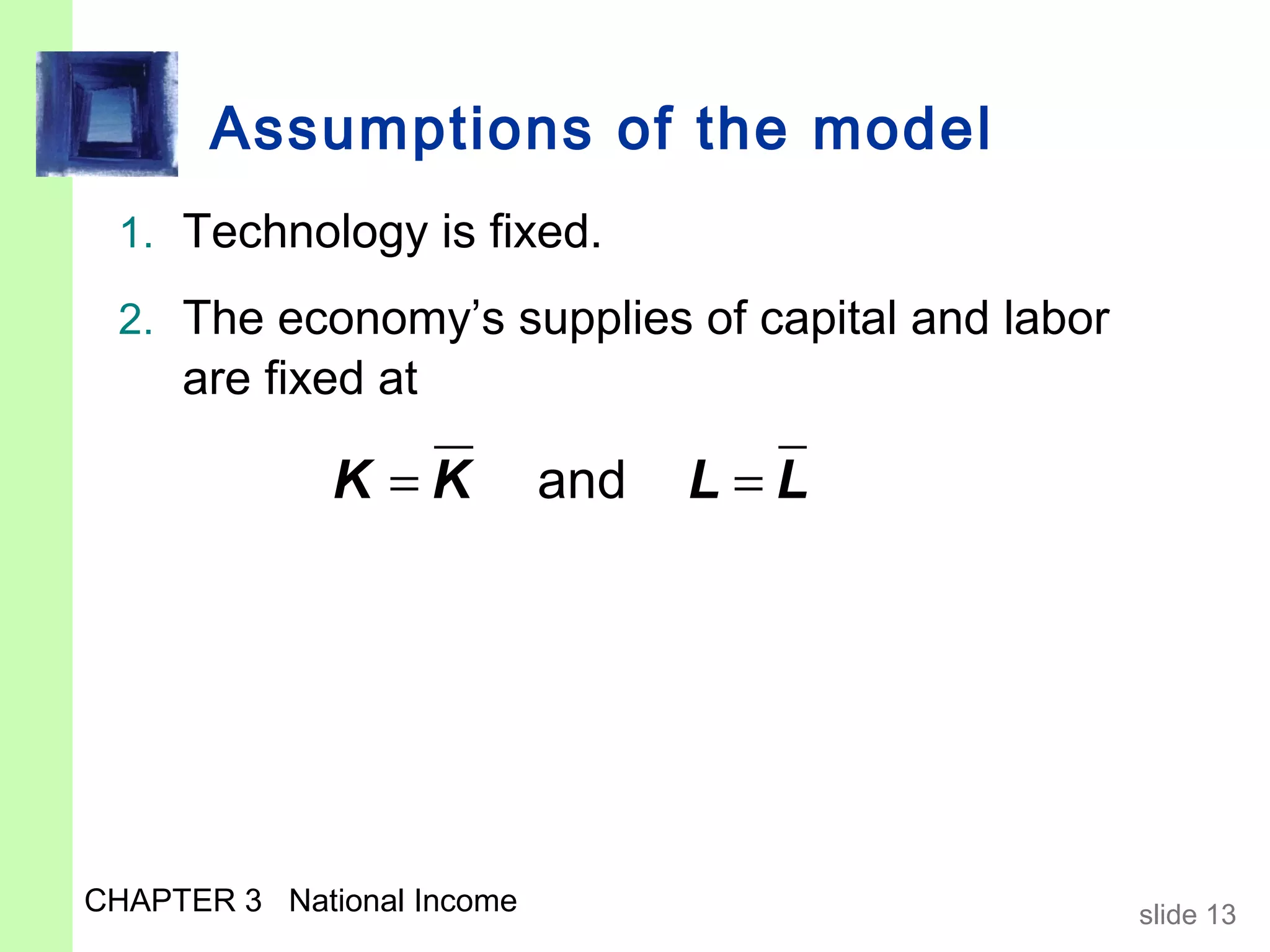 Gregory mankiw macroeconomic 7th edition chapter (3) | PPT