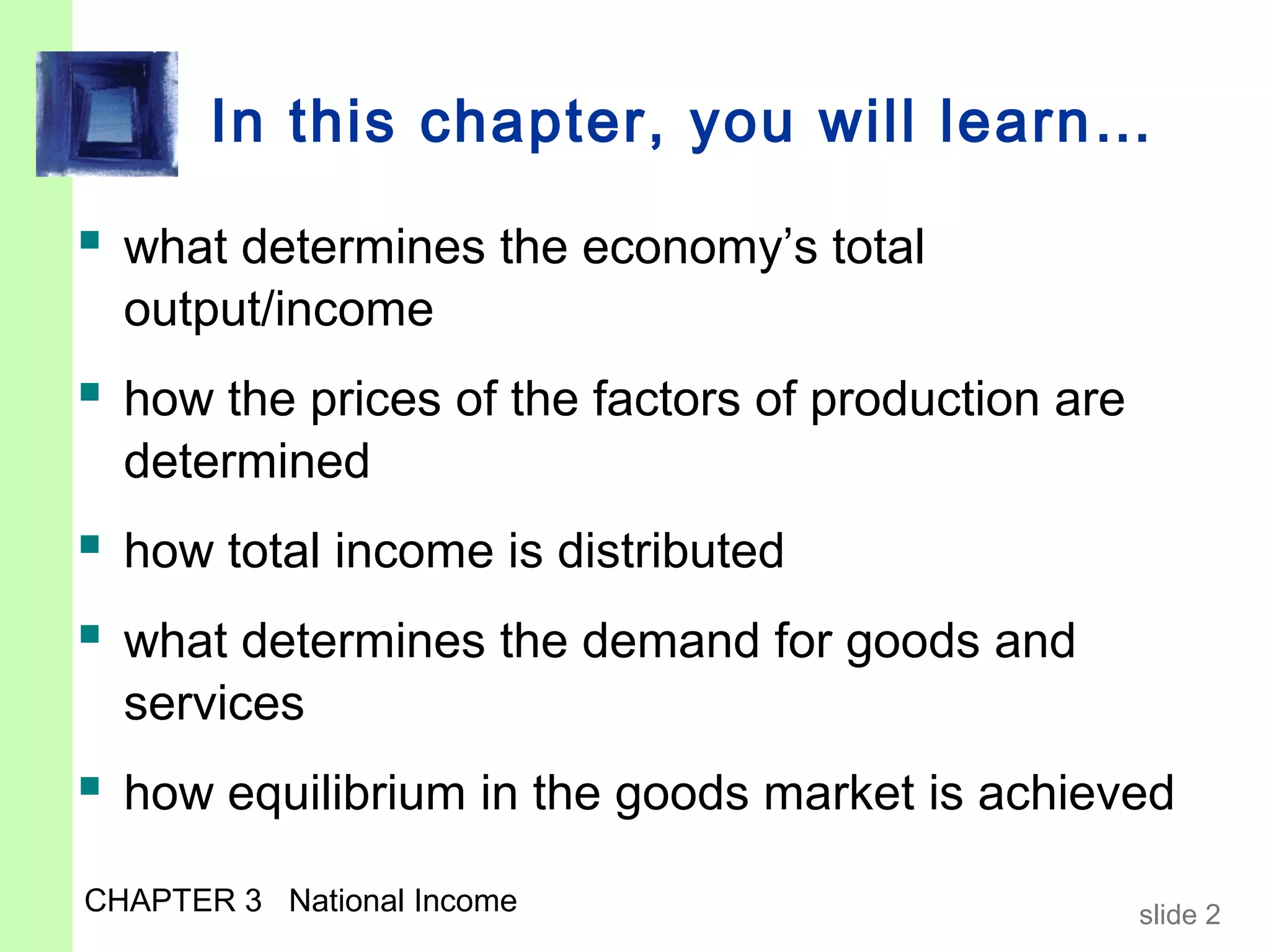 Gregory mankiw macroeconomic 7th edition chapter (3) | PPT
