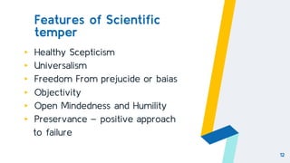 Scientific temper physical science | PDF