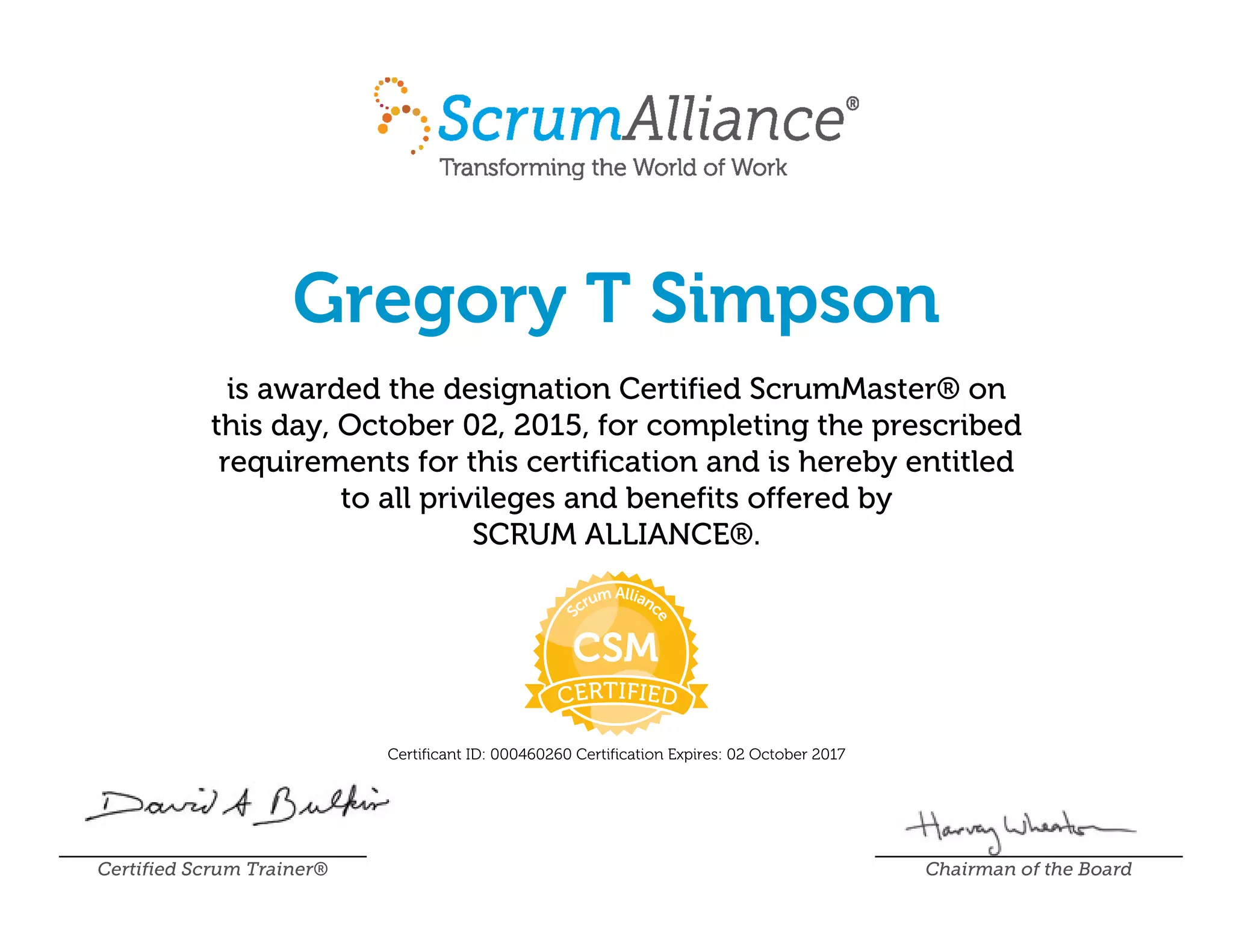 Scrum Master Certification | PPT