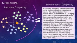 Turning the Page: Complex Adaptive Systems in Emergency Management | PPTX