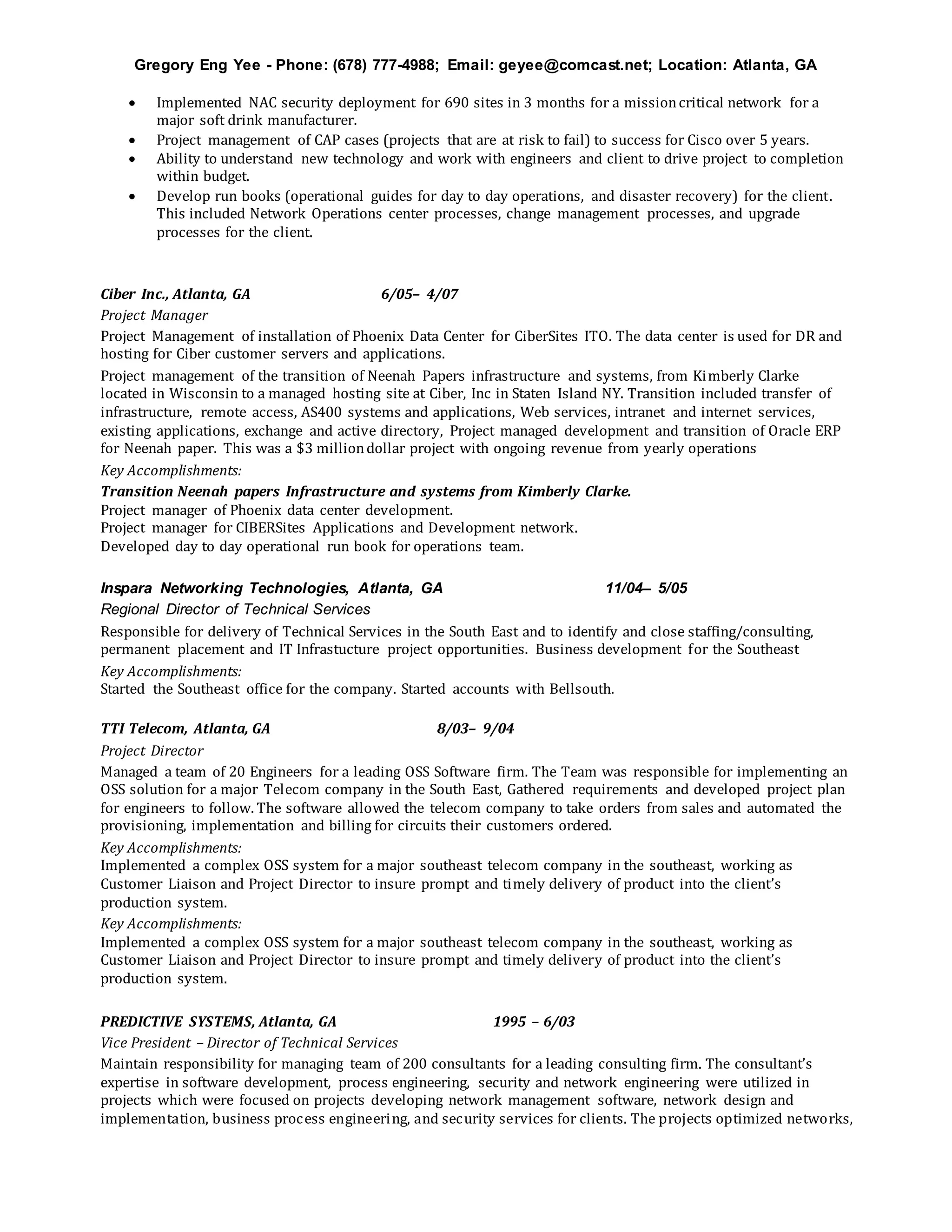 Gregory yee _resume | DOCX
