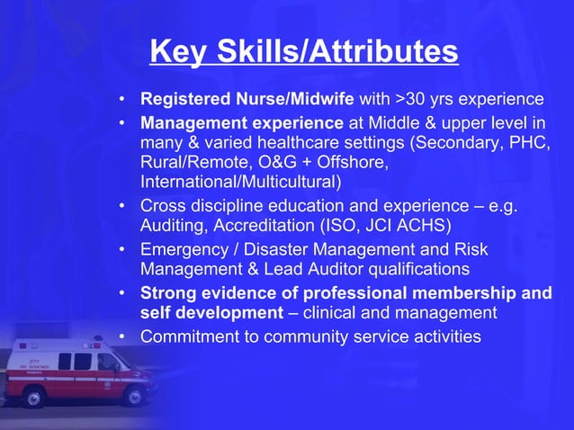 Greg Rayner Profile Info Dec11 | PPT