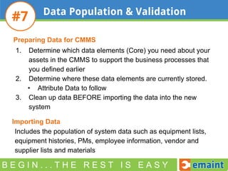 10 Keys to CMMS Implementation Success | PDF | Business | Business and Finance