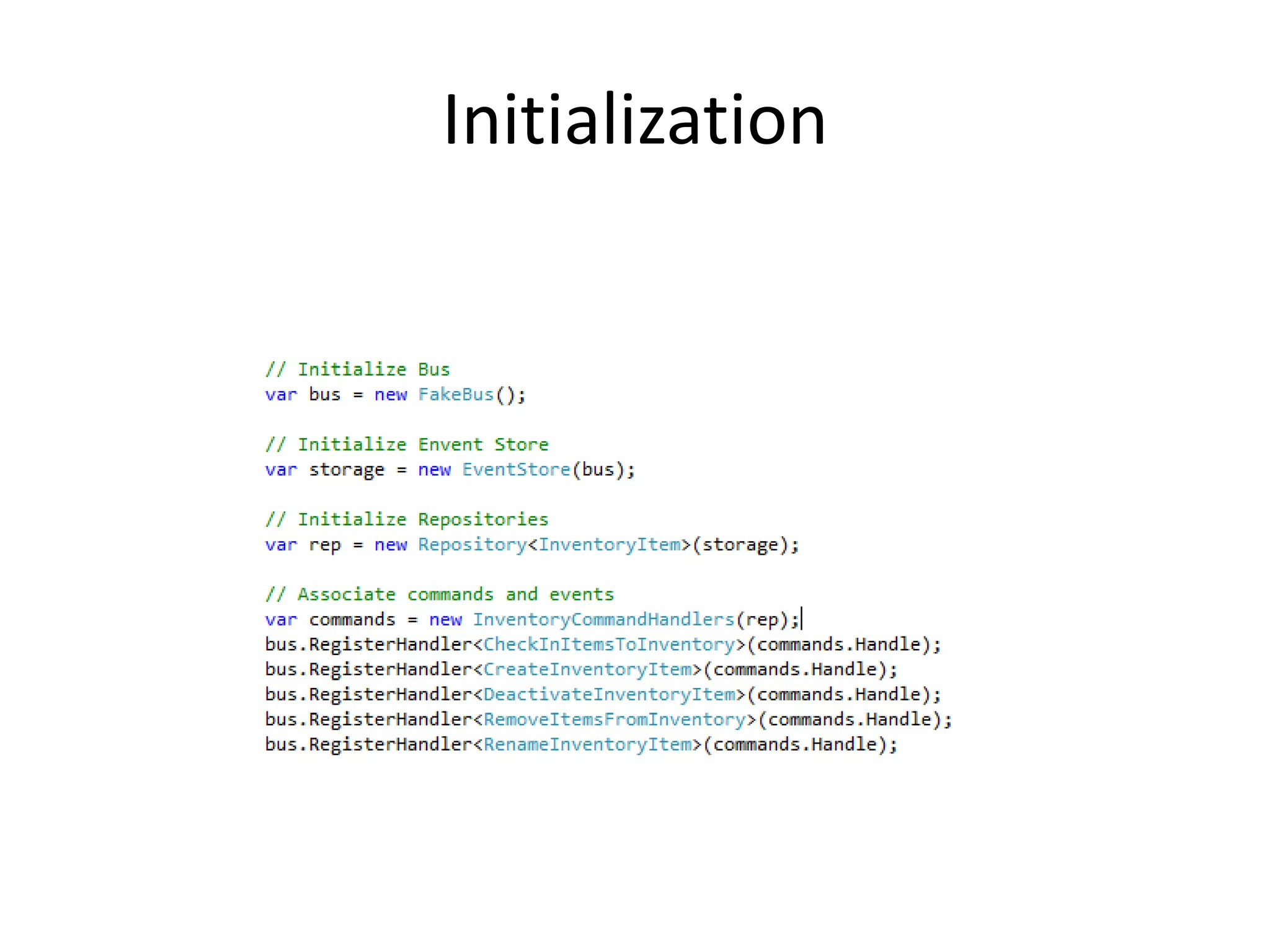 Greg young’s simple cqrs sample | PPTX