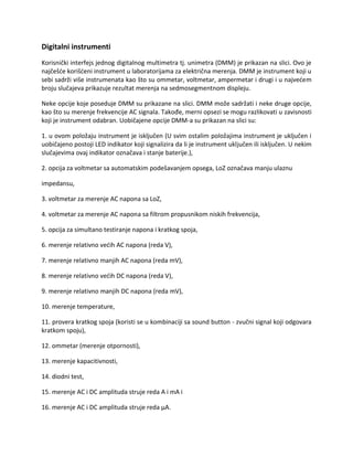 Greške analognih i digitalnih instrumenata | PDF