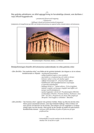 Antika Greklands kulturhistoria | PDF