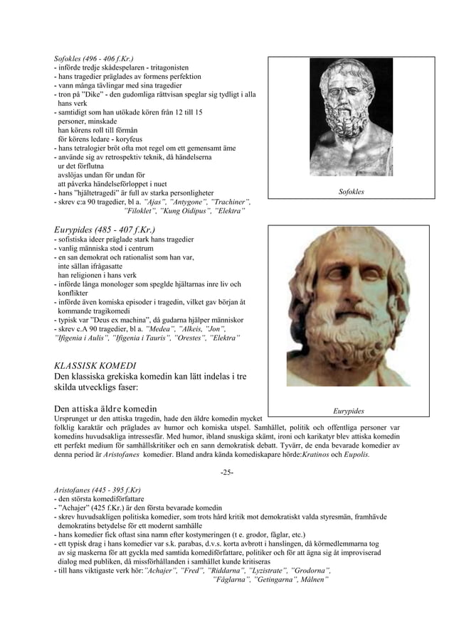 Antika Greklands kulturhistoria | PDF