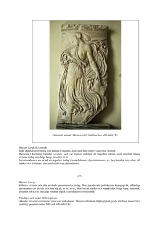 Antika Greklands kulturhistoria | PDF