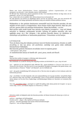 Antika Greklands kulturhistoria | PDF