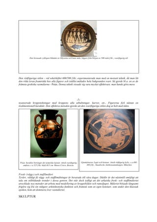 Antika Greklands kulturhistoria | PDF