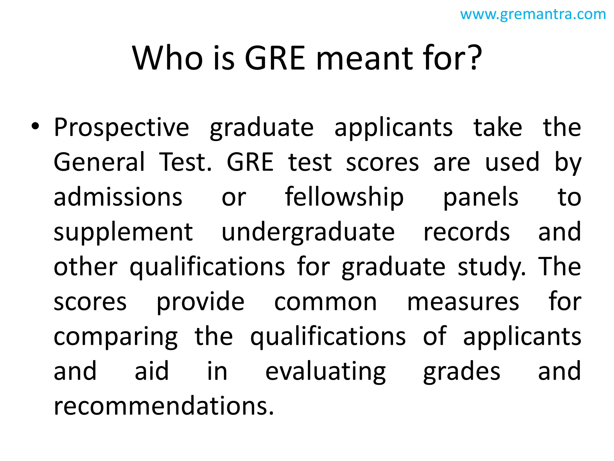 Gre Mantra | PPTX
