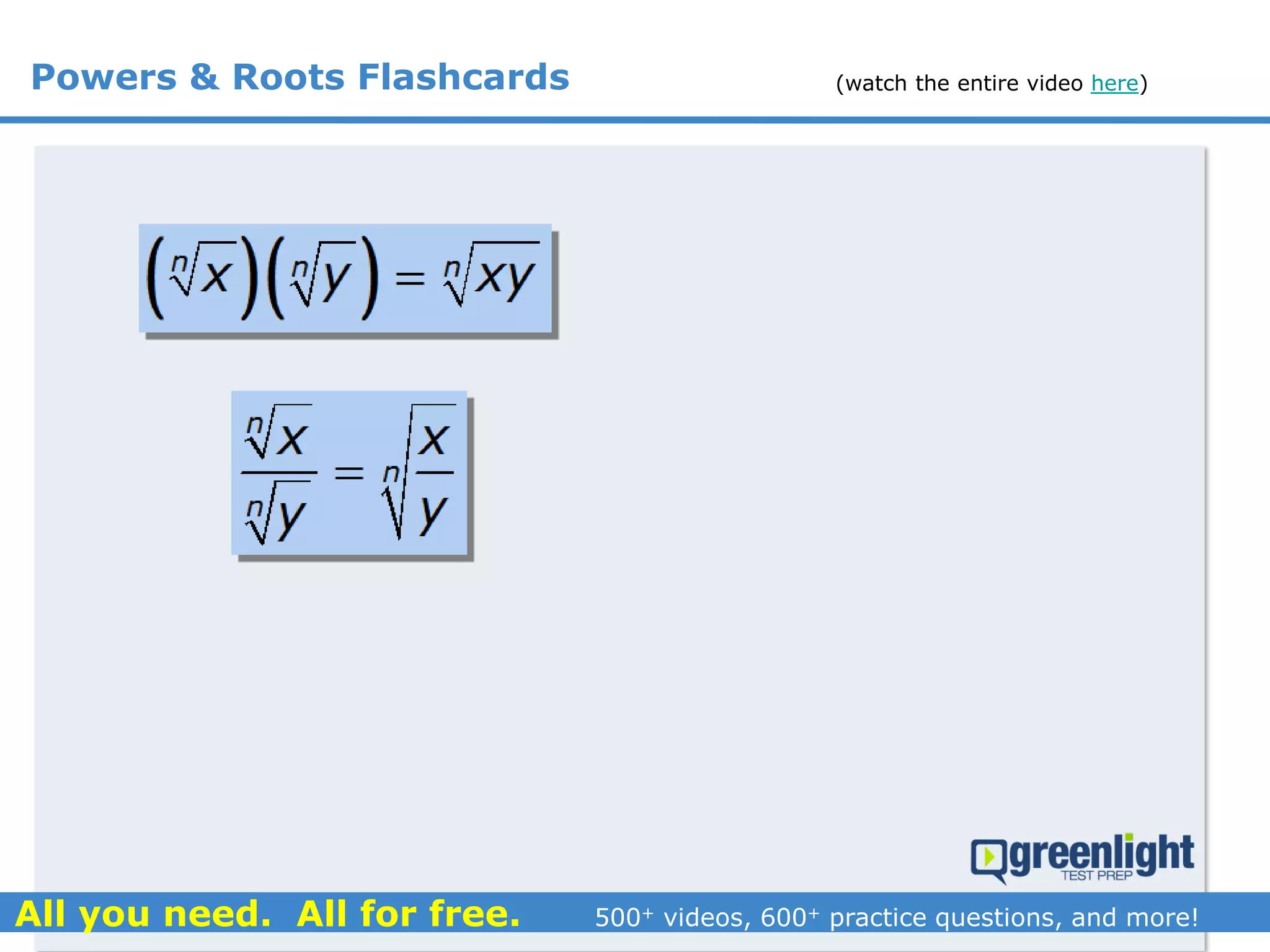 Interactive Flashcards for GRE Math | PDF