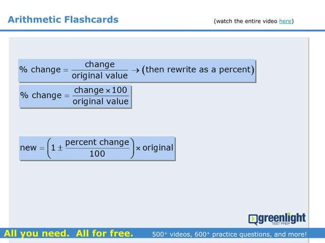 Interactive Flashcards for GRE Math | PPT