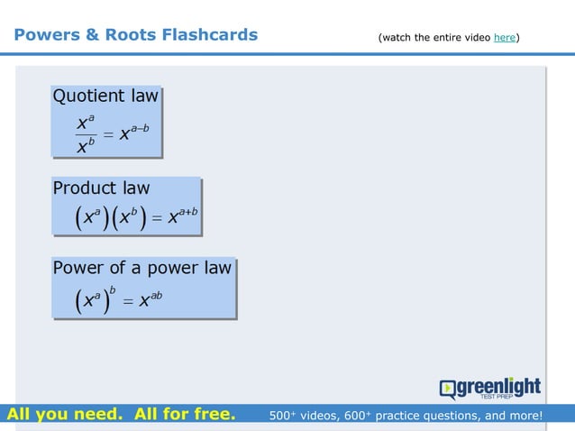 Interactive Flashcards for GRE Math | PPT