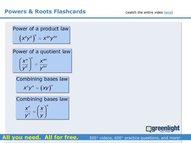Interactive Flashcards for GRE Math | PPT