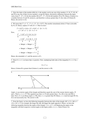 Gre math practice test 5 | PDF
