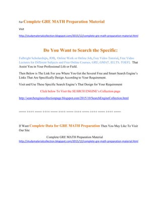 Gre math practice test 5 | PDF