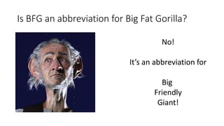 BFG Movie Quiz | PPT