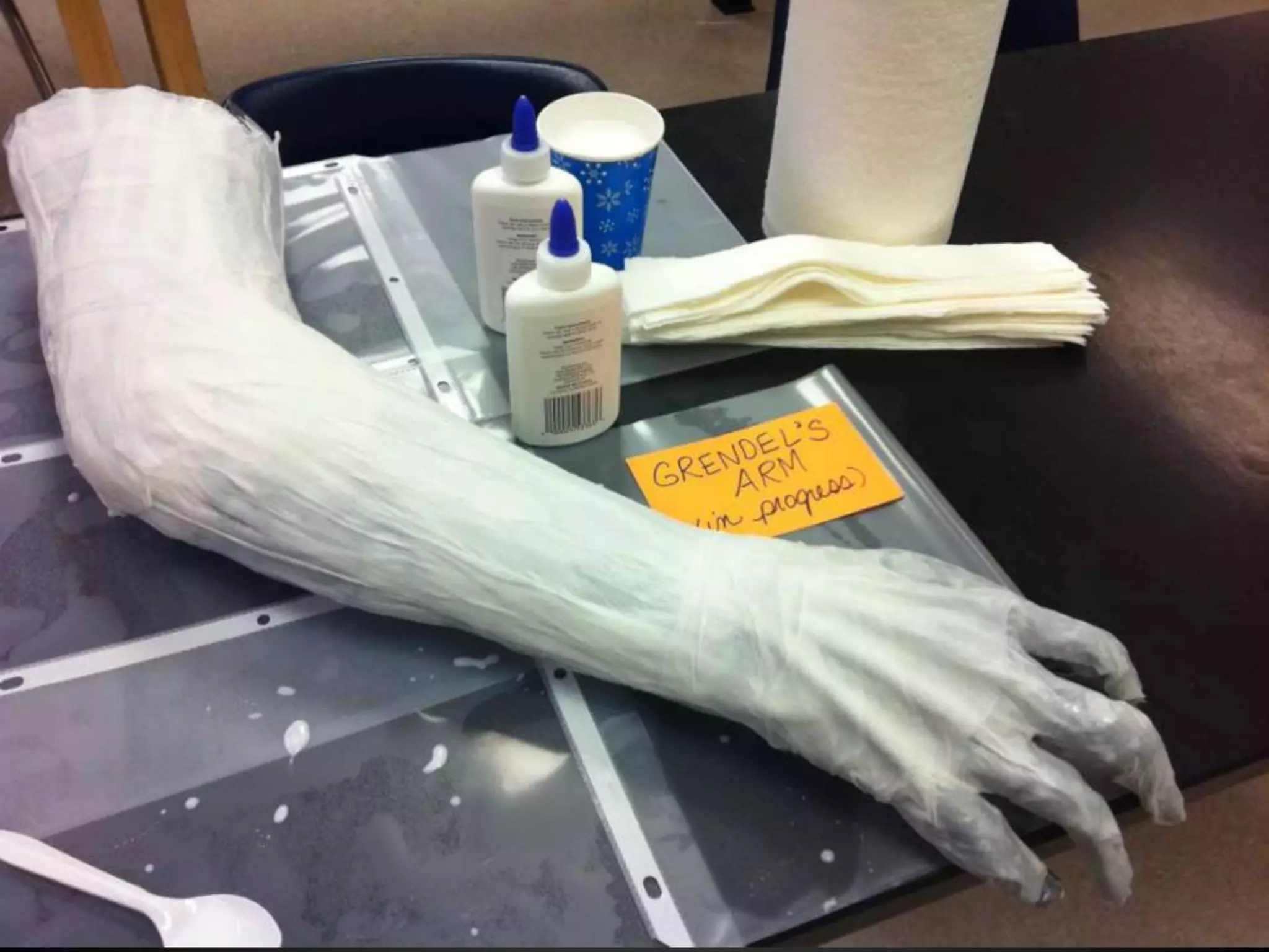 Grendel’s Arm Part 2: Paper Mache | PPT