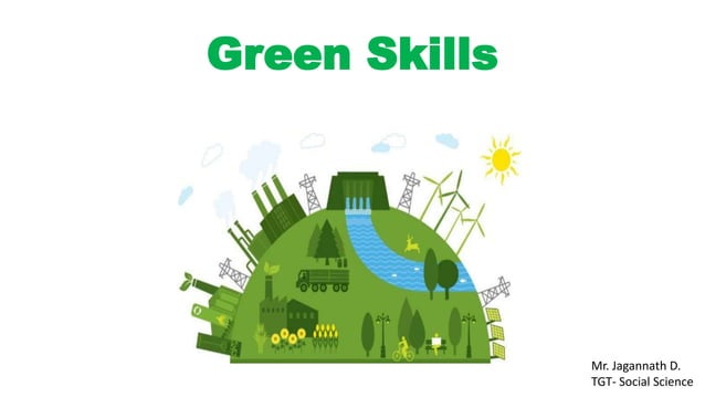 Green skills - IT Class 9 | PPTX | Environmental Services Industry | Industries