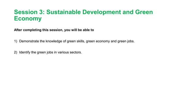 Green skills - IT Class 9 | PPTX | Environmental Services Industry ...