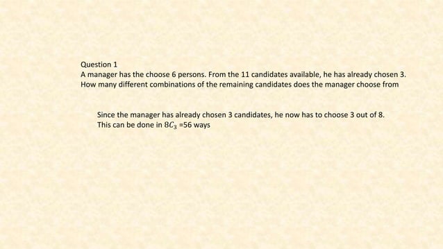 GRE QUANT PERMUTATIONS AND COMBINATIONS, CIRCLES--- | PPT