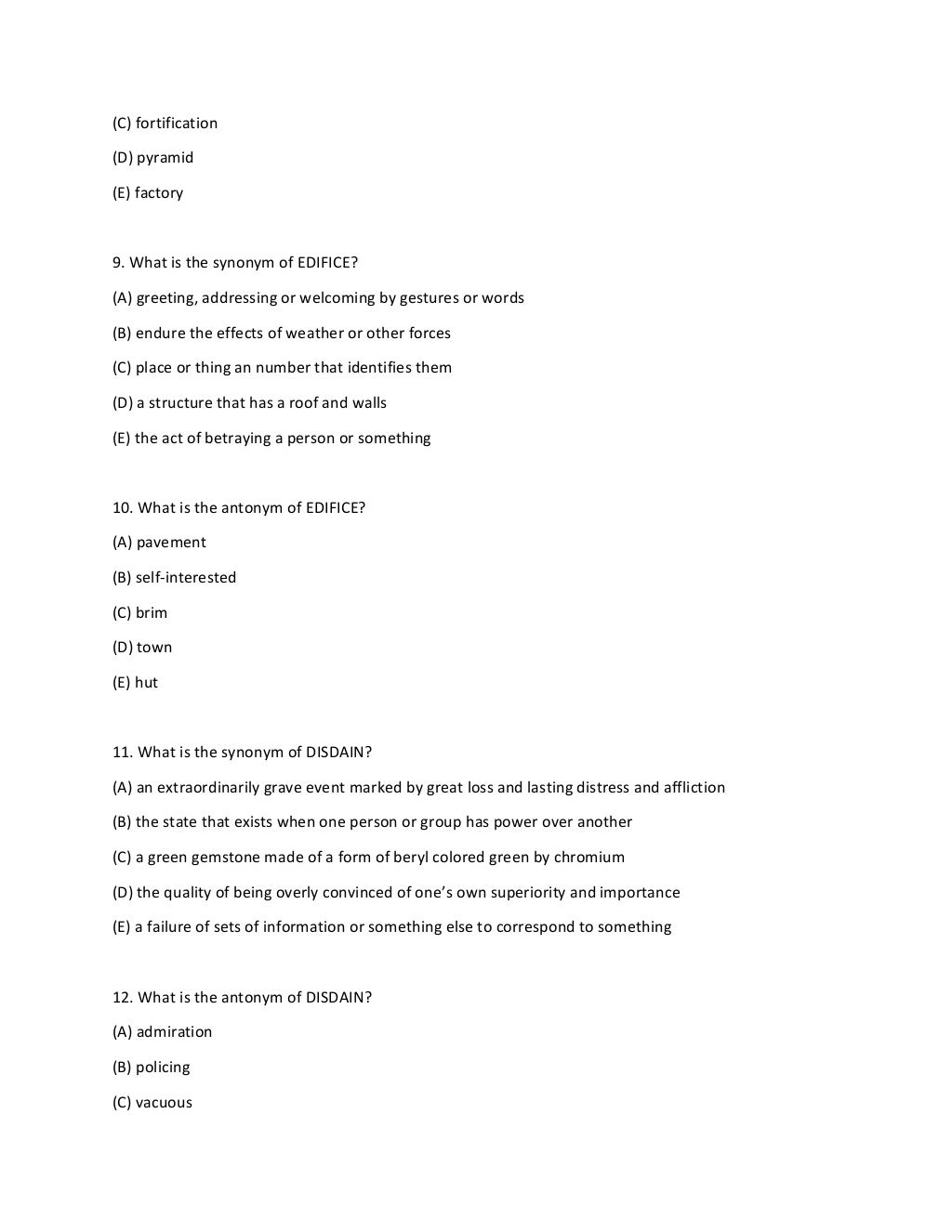 Gre Practice Flashcards | PDF