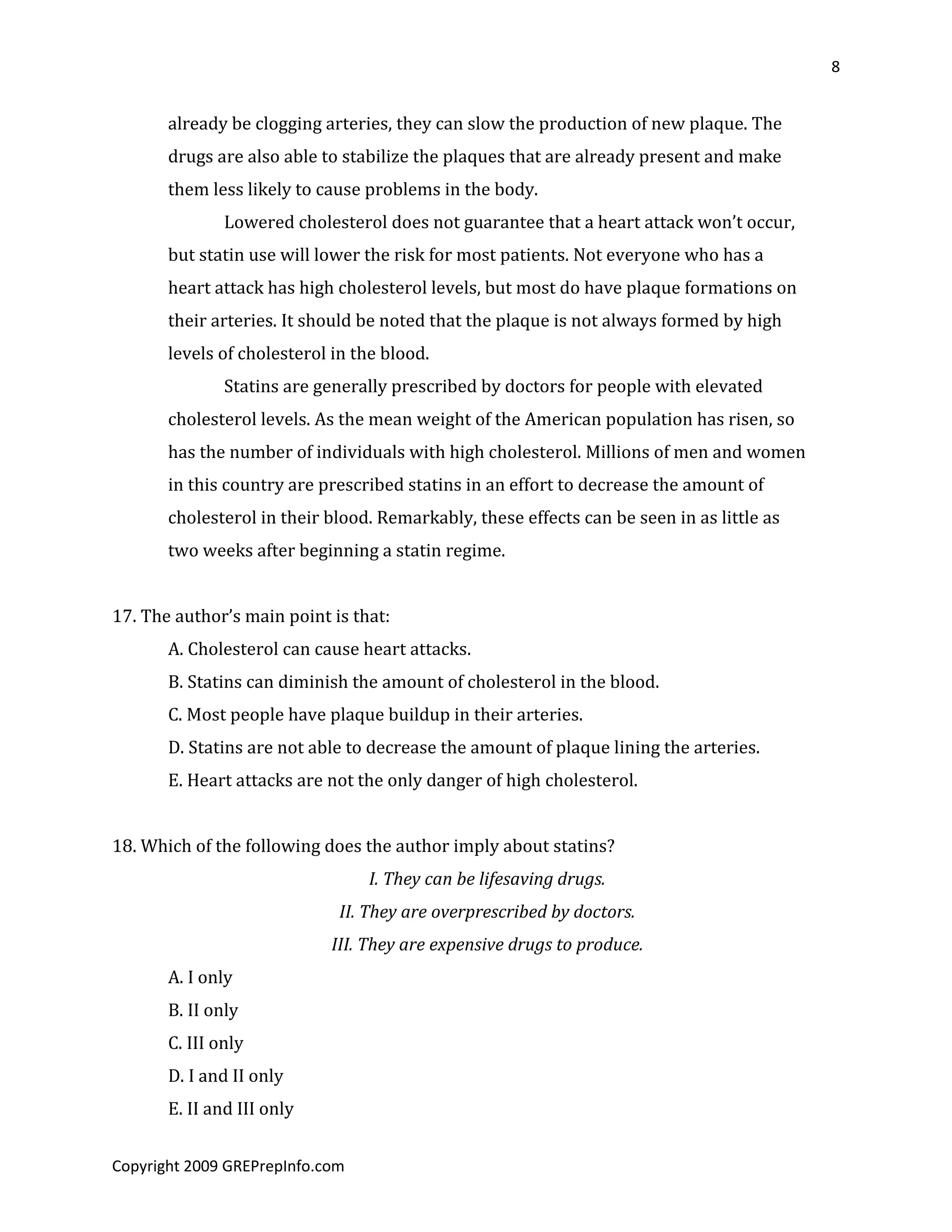 Gre practice test | PDF