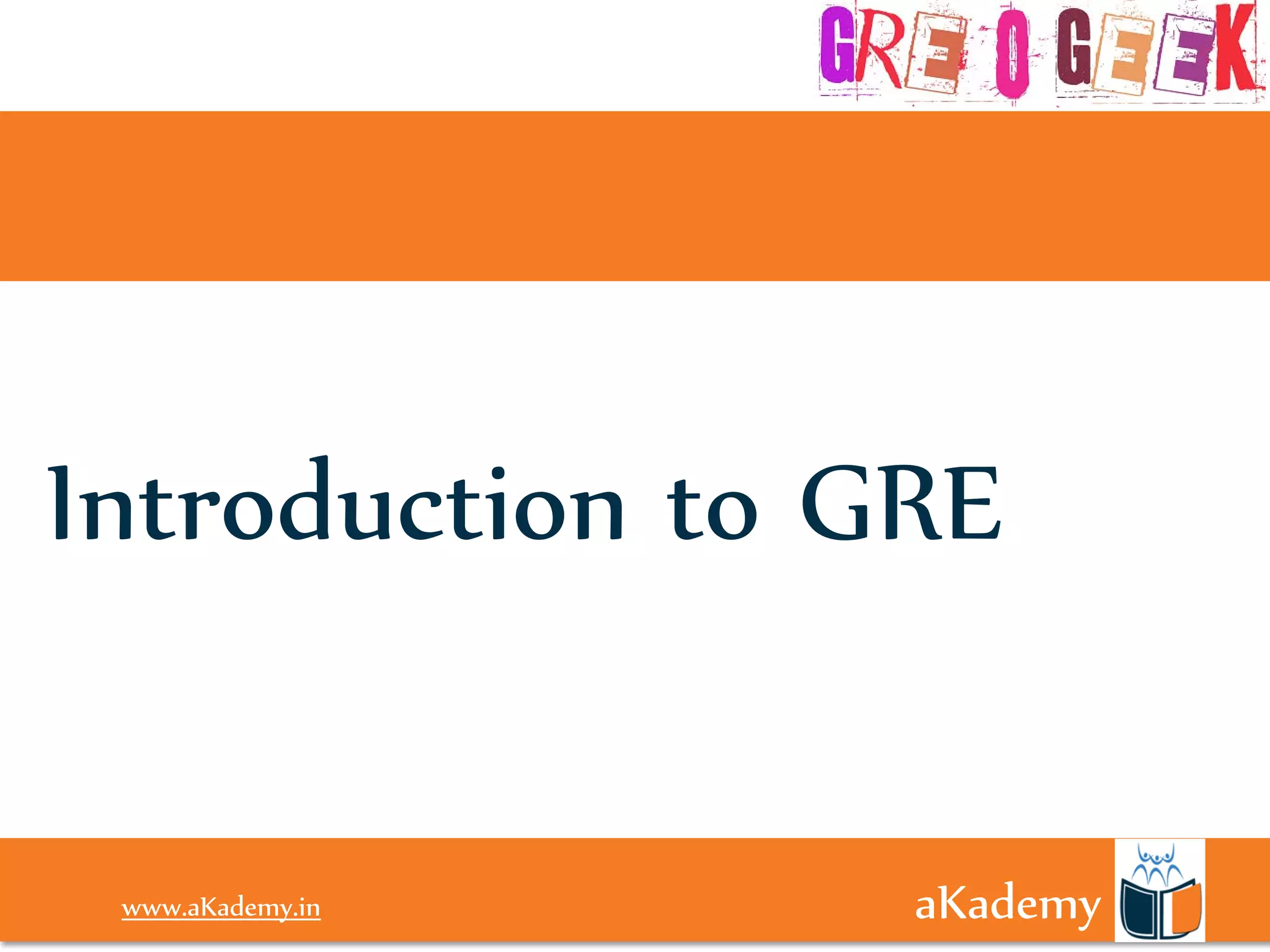 Introduction to GRE | PDF
