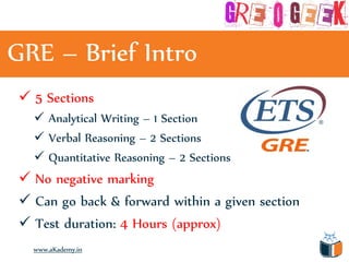 Introduction to GRE | PDF