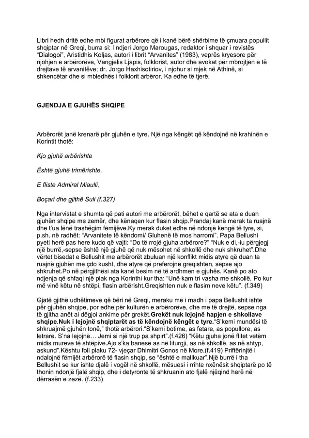 Greqia, 695 fshatra shqiptare | PDF