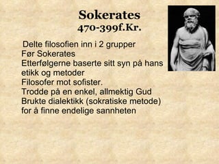 Gresk Filosofi | PPT