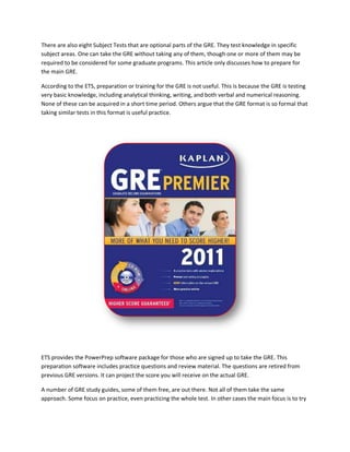 Gre study guide | PDF