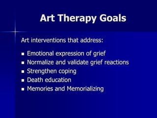 Art Therapy with Grieving Children and Adolescents | PDF