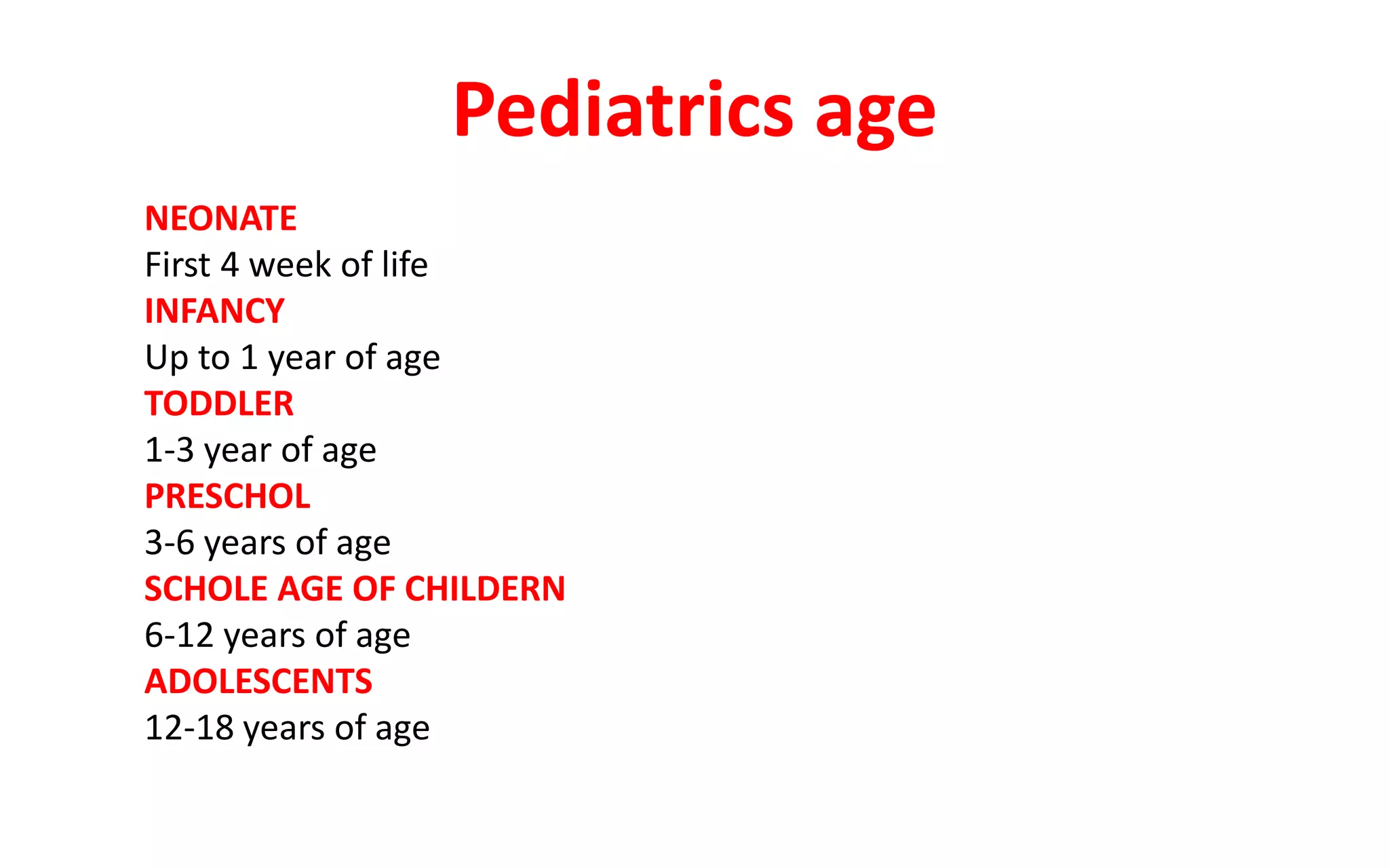 Geriatric & Pediatrics Pharmacology | PPTX